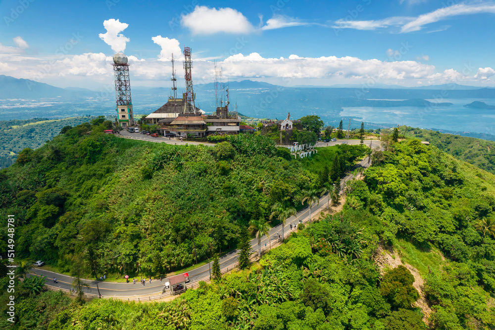 Tagaytay, Cavite, Philippines - Aerial of People's Park in the sky ...