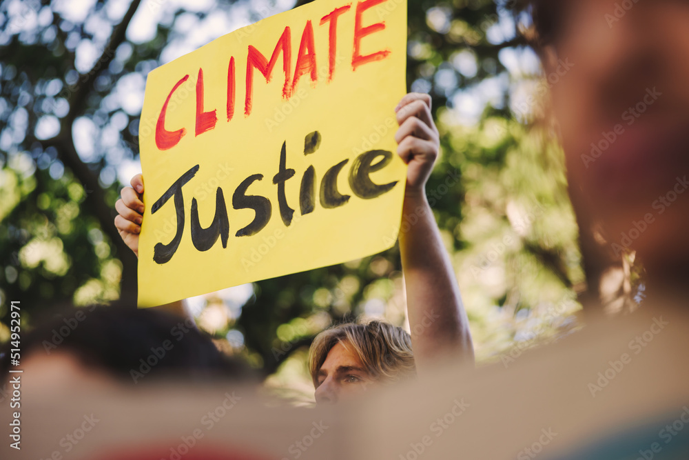 Movement for climate justice Stock Photo | Adobe Stock