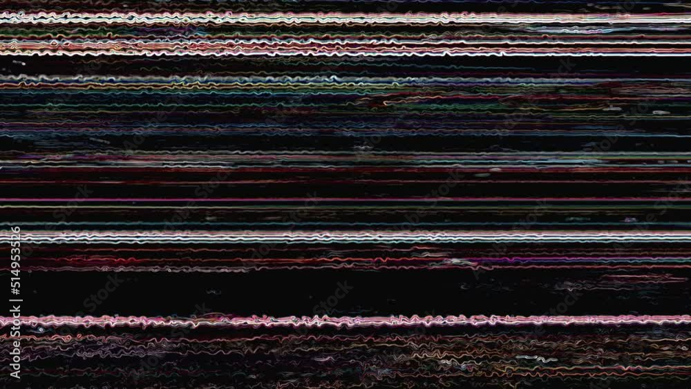 Analog TV glitch. Static noise texture. VHS distortion transition ...