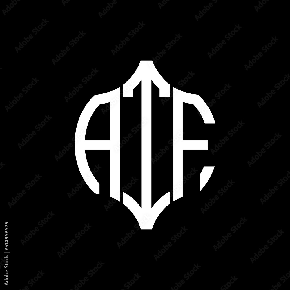 ATF letter logo. ATF best black ground vector image. ATF Monogram logo ...