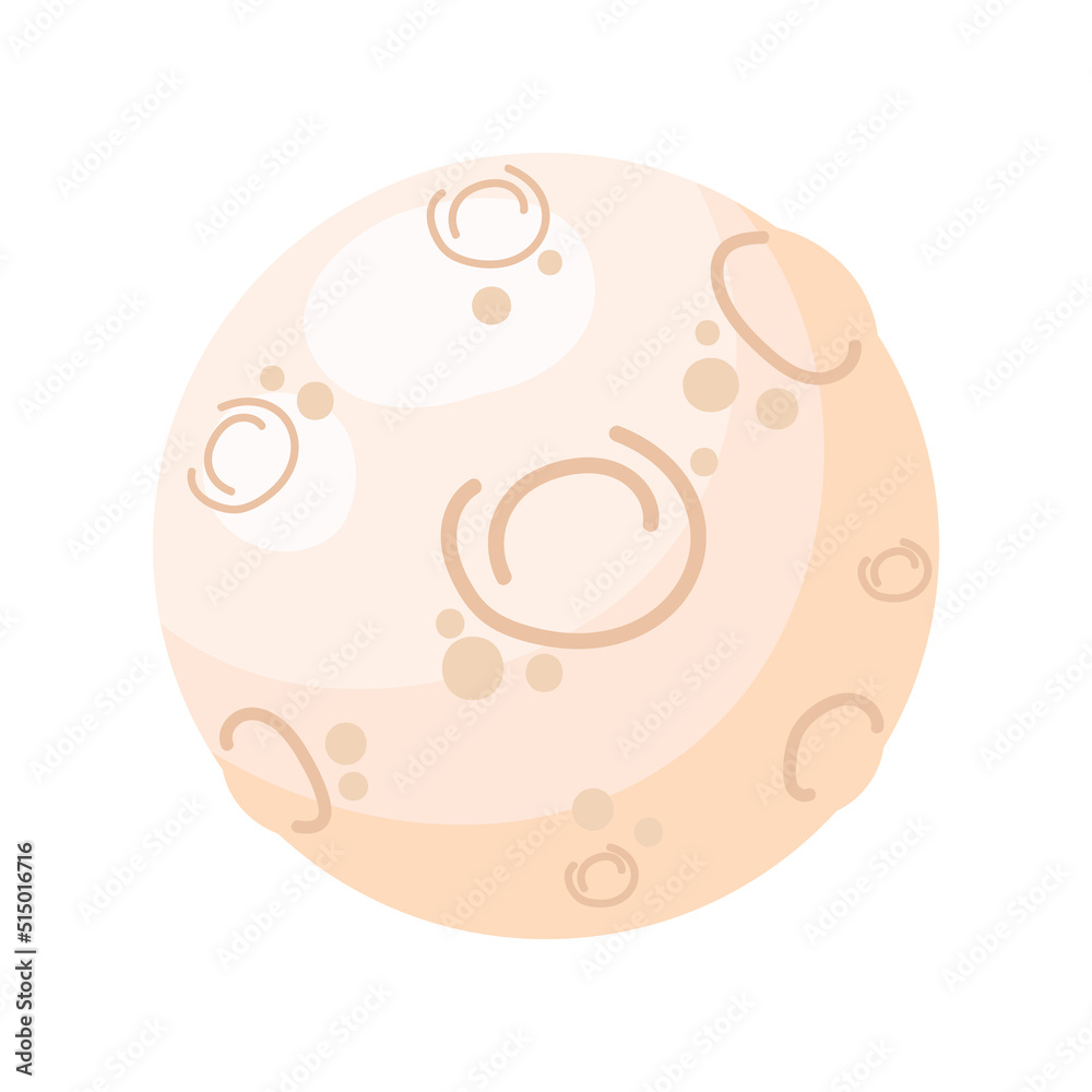 space moon cartoon Stock Vector | Adobe Stock