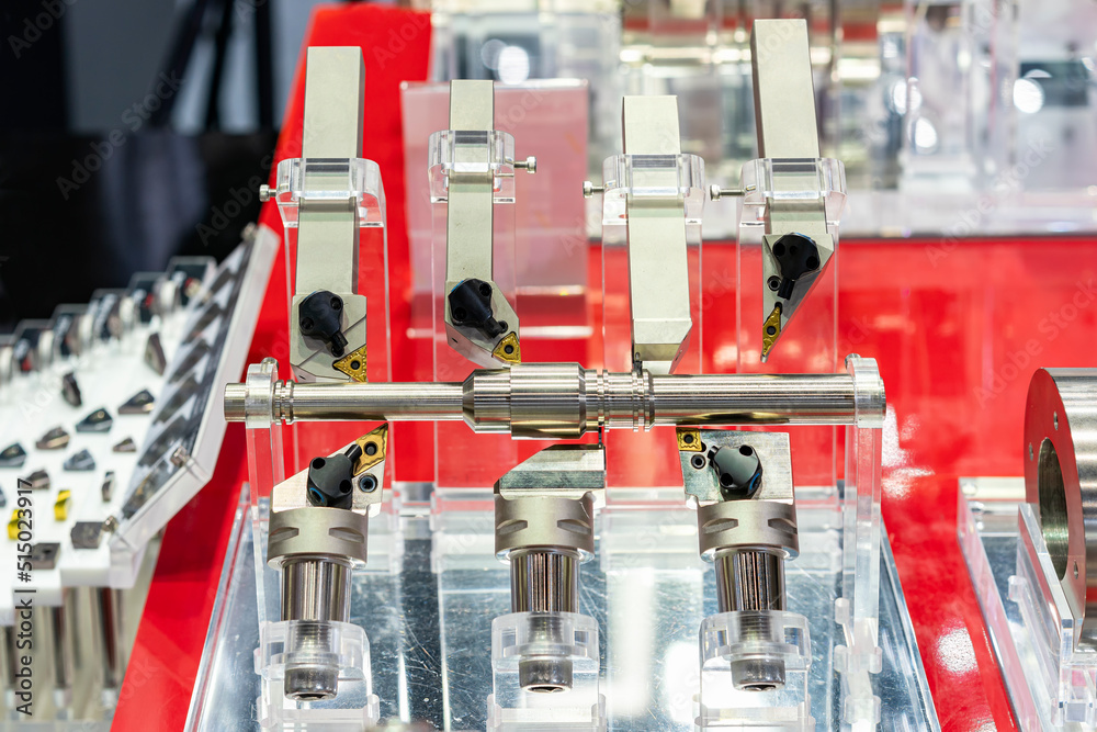 close up sample cutting tools and workpiece show function or how to use ...