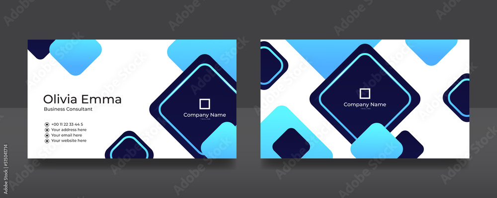 Manager business card template. Luxury and elegant with dark golden ...