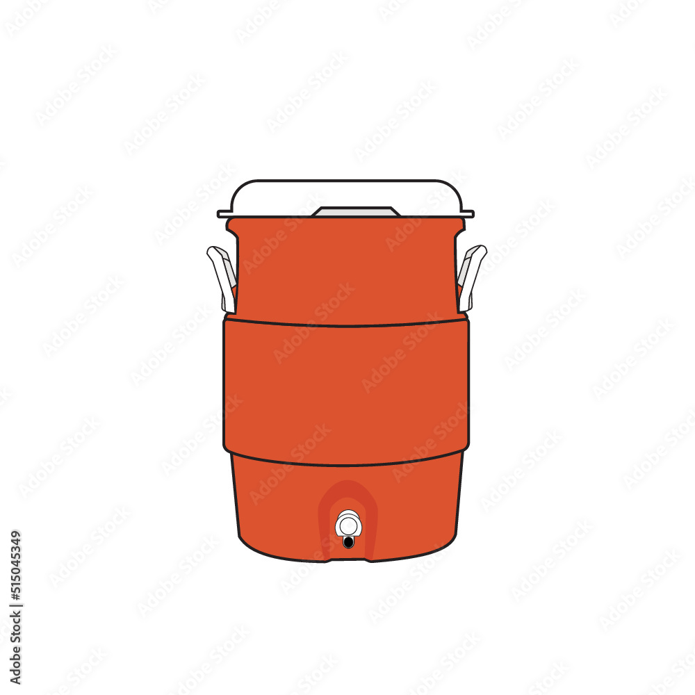 igloo style drink cooler Stock Vector | Adobe Stock