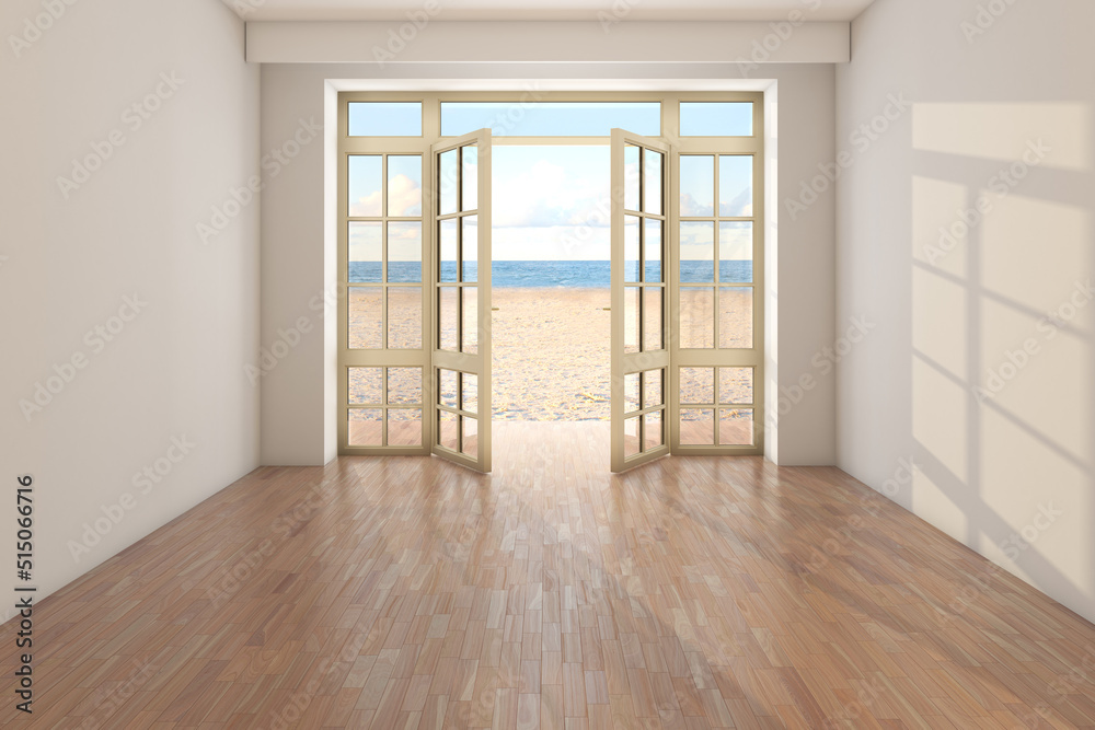 Beautiful Hotel Room with Sea View near the Beach. Room without ...