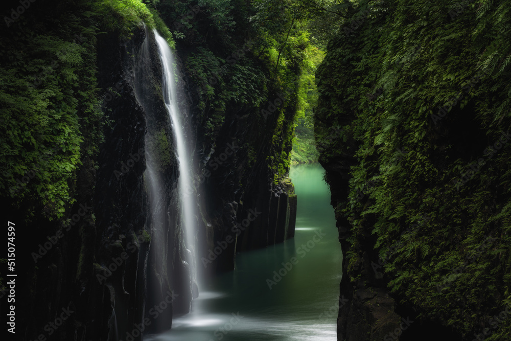 Takachiho waterfall Manai falls Miyazaki Japan A beautiful and ...