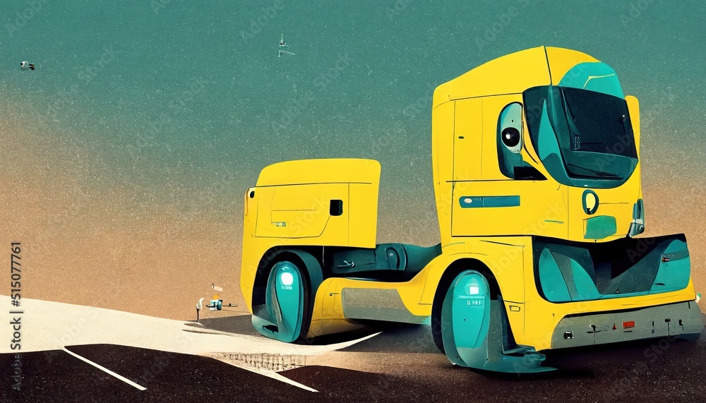 Autonomous truck driver or self driving trucks AI job automation impact ...