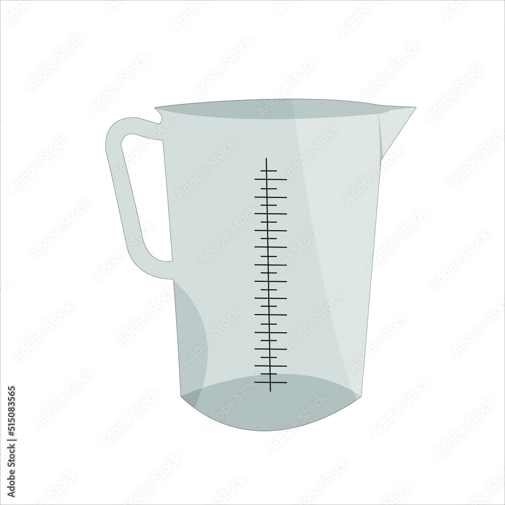 Measuring jug with white background, the best Cartoonist measuring jug ...