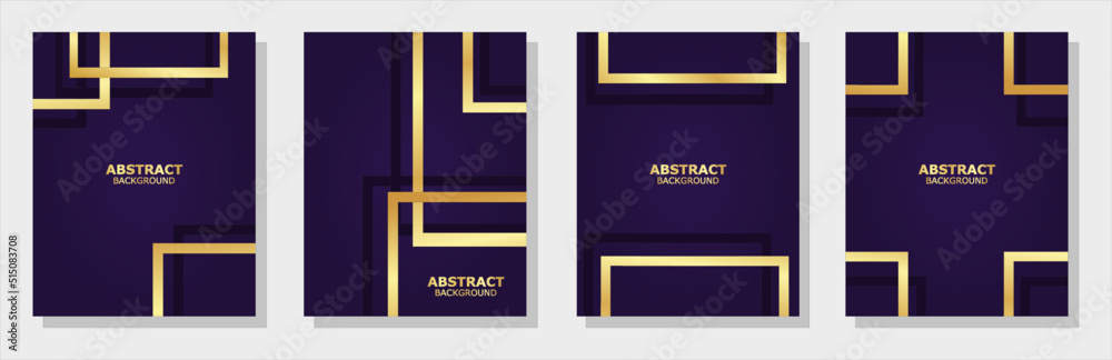 Set of line and rectangle pattern backgrounds, Futuristic. Banners, Web ...