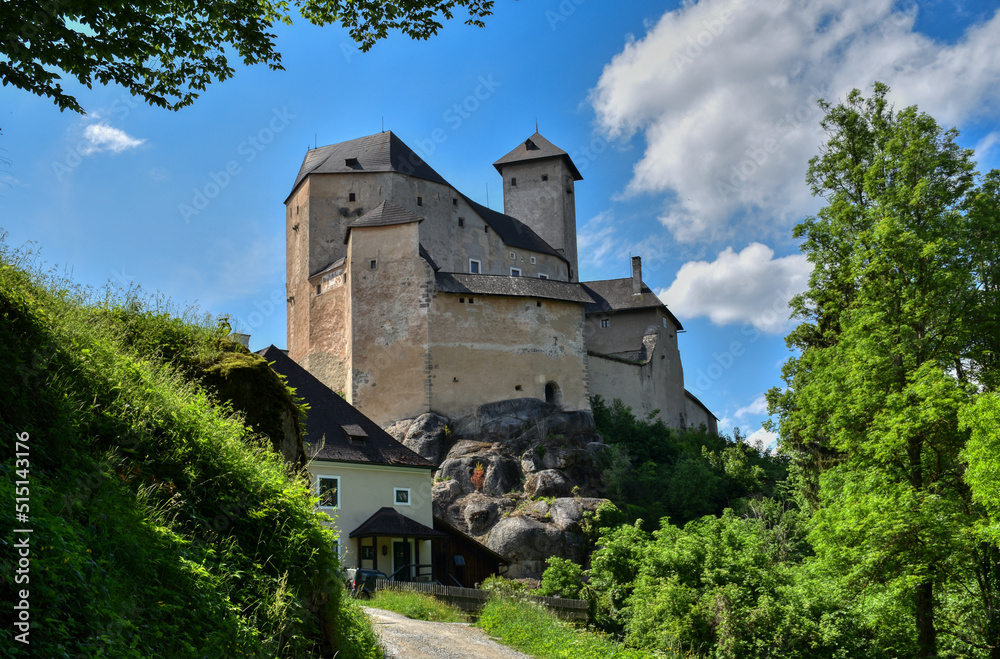 Rappottenstein, Burg, Kinderburg, Wehrbau, Turm, Mittelalter, Gotik ...
