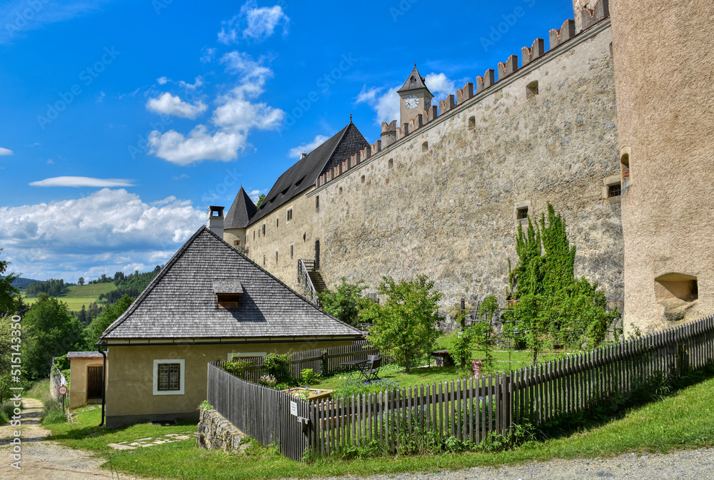 Rappottenstein, Burg, Kinderburg, Wehrbau, Turm, Mittelalter, Gotik ...