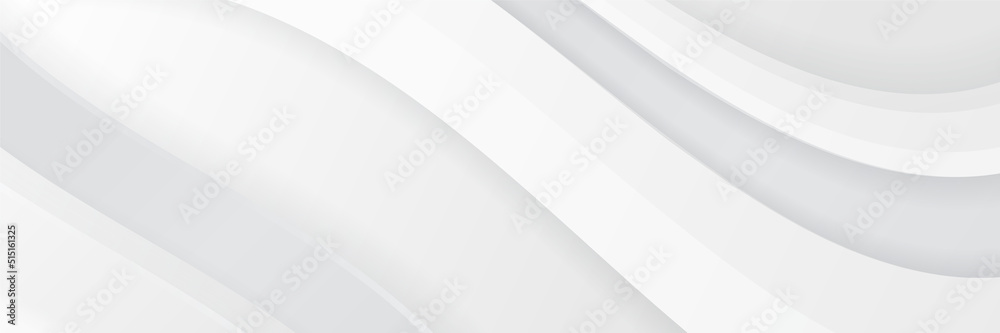 Abstract white banner. Designed for background, wallpaper, poster ...