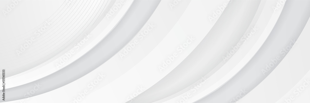 Abstract white banner. Designed for background, wallpaper, poster ...