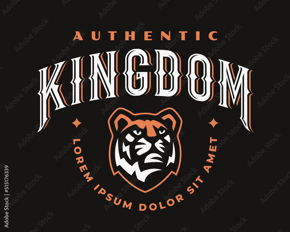 Tiger modern logo, emblem design editable for your business. Bengal ...