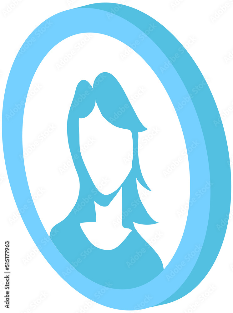 Poster Avatar profile icon, female portrait – Wall Art | UkPosters