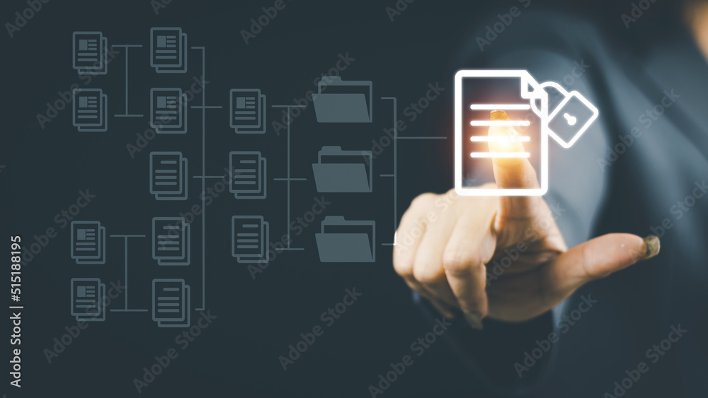 Document Management System(dms) concept, a comprehensive document ...