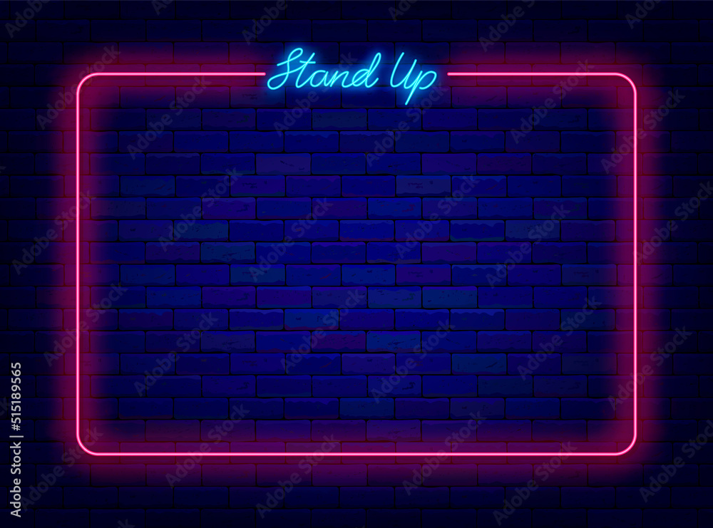 Stand Up Comedy Brick Wall