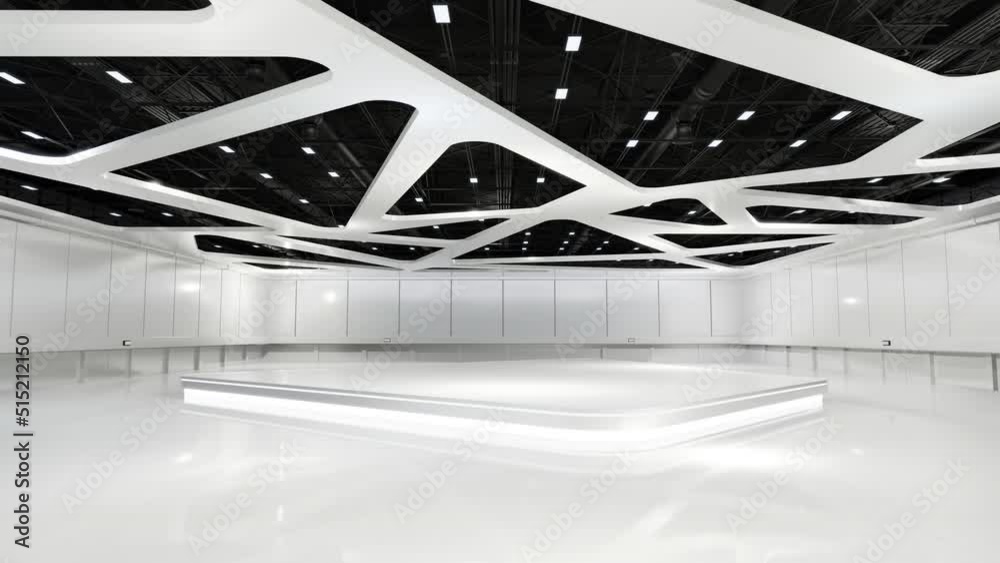 Motion Empty hall exhibition.Backdrop for exhibition stands,booth ...