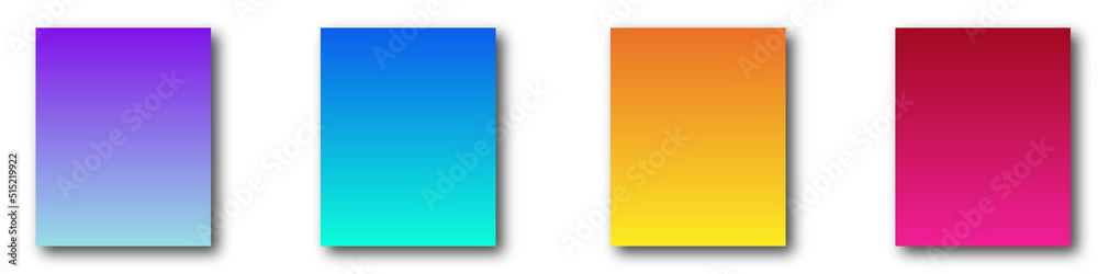 Set of jpg image grainy gradients in pastel colors. For covers ...