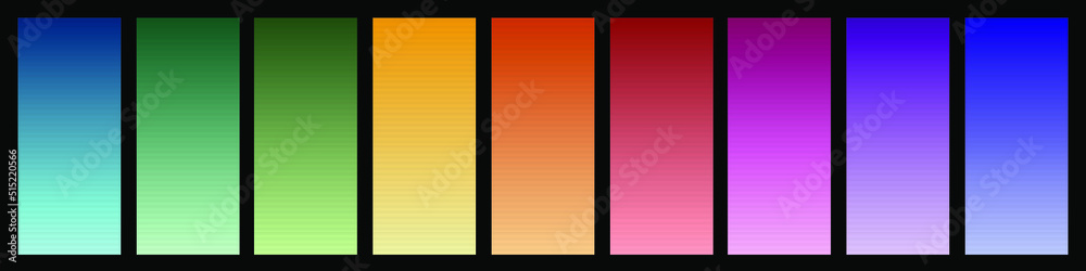 Color palette. Table color shades. Color harmony. Trend colors ...