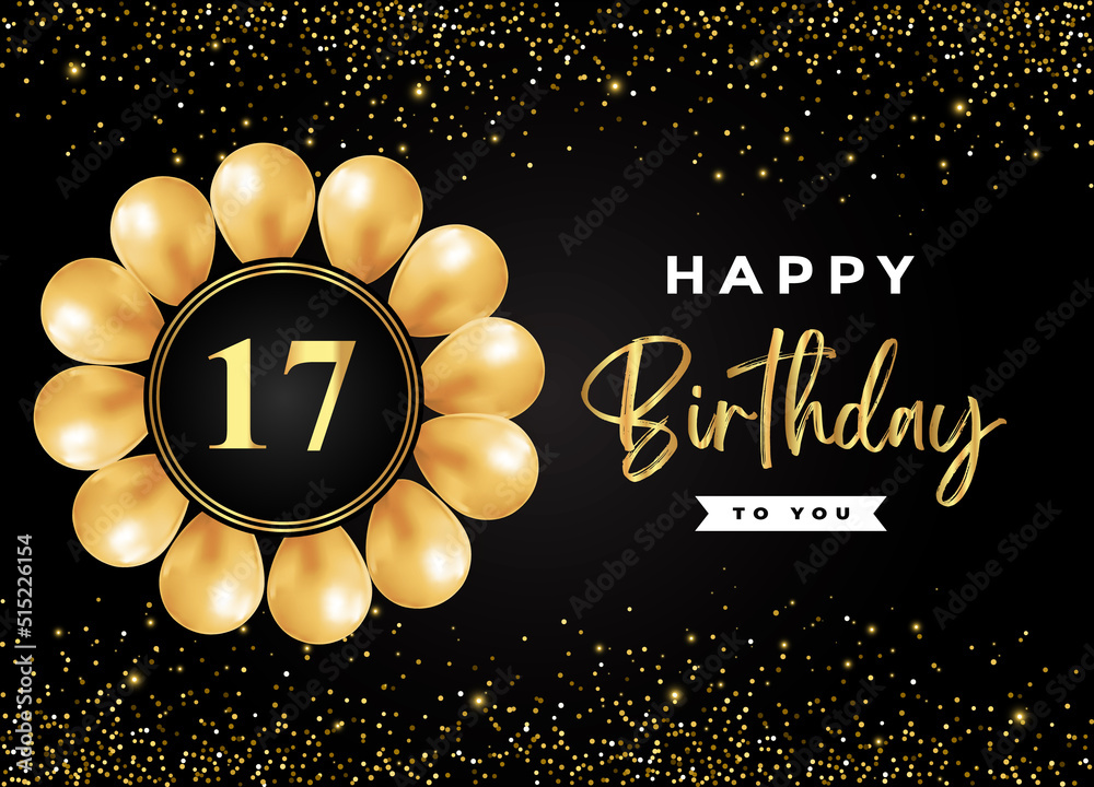 Happy 17 Birthday Card