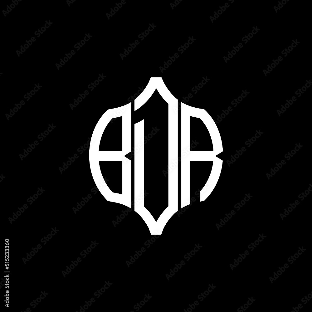 BDR letter logo. BDR best black background vector image. BDR Monogram ...