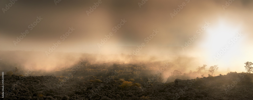 The worlds largest volcano Mauna Loa in Hawaii, Big Island, Hawaii, USA ...
