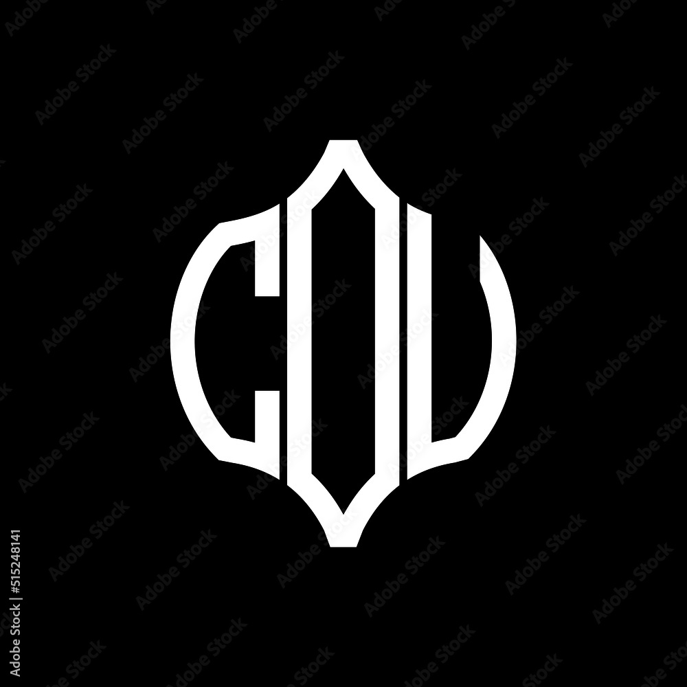 COV letter logo. COV best black ground vector image. COV Monogram logo ...