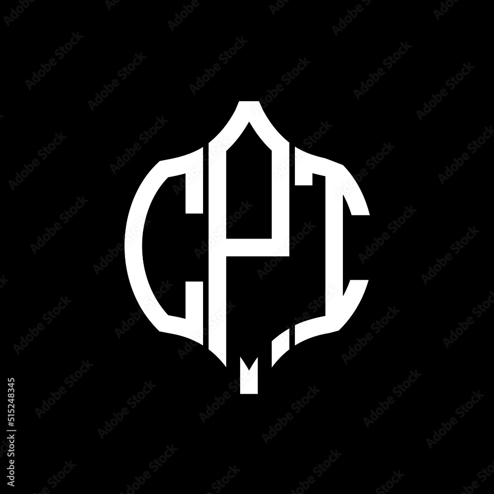 CPT letter logo. CPT best black ground vector image. CPT Monogram logo ...