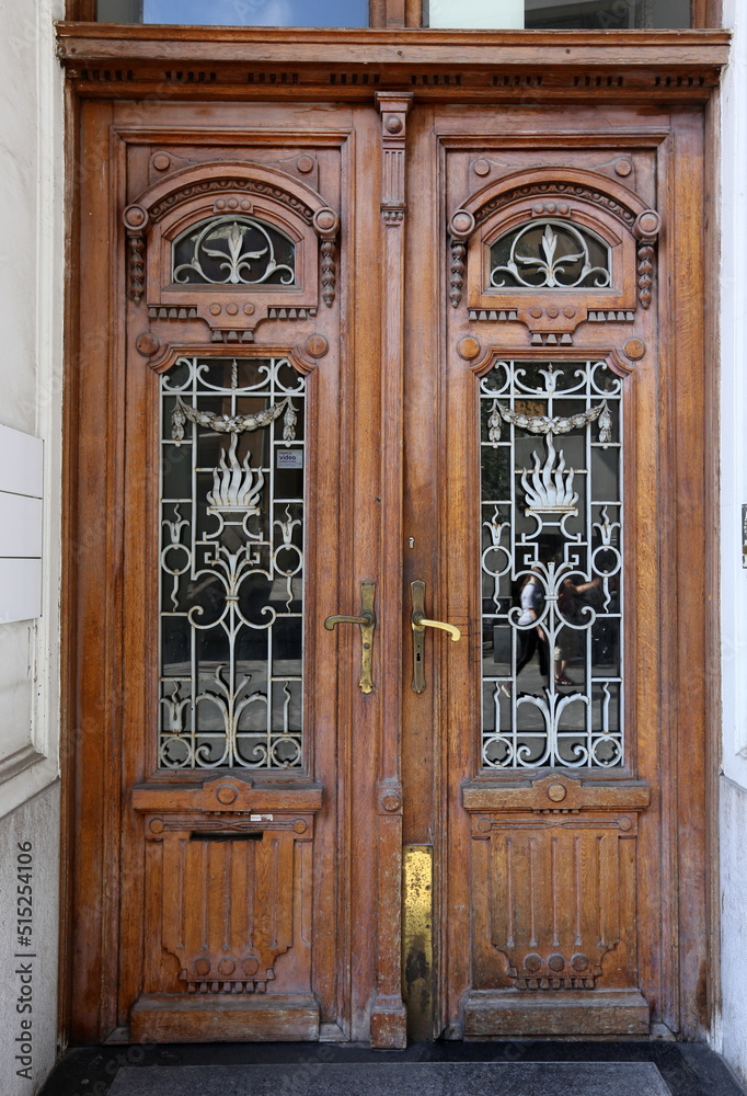 Door architectural design element for entering and exiting a building ...