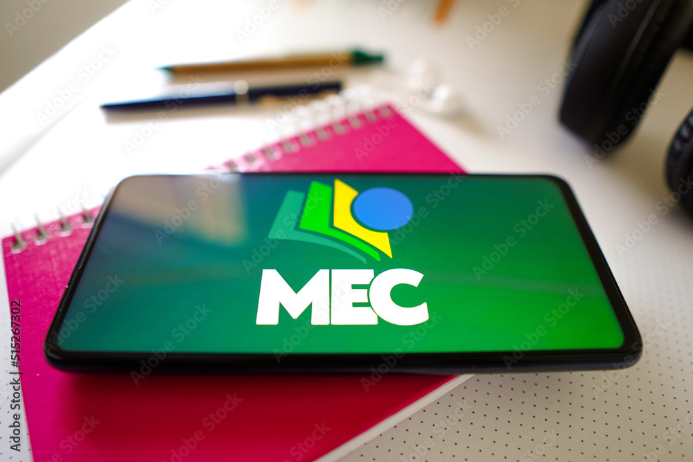 July 1, 2022, Brazil. In this photo illustration the Ministério da ...