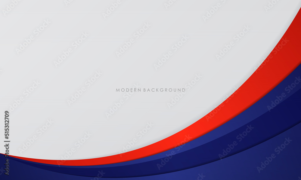 Modern abstract background blue and red with white colorful Stock ...