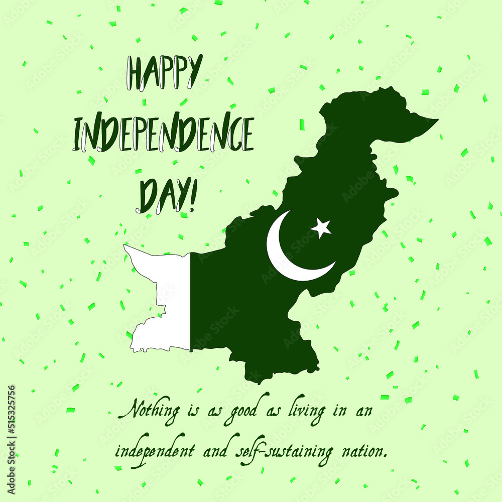 Pakistan independence day Stock Vector | Adobe Stock