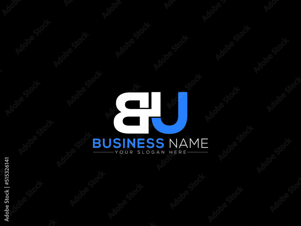 Unique BU Logo Letter Vector, Colorful Bu ub Logo Icon With Bold White ...