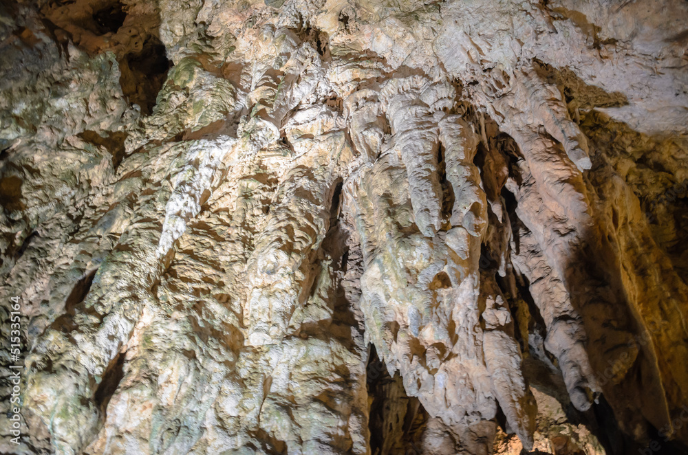Protected nature monument, Resava cave.Resava cave interior, Despotovac ...