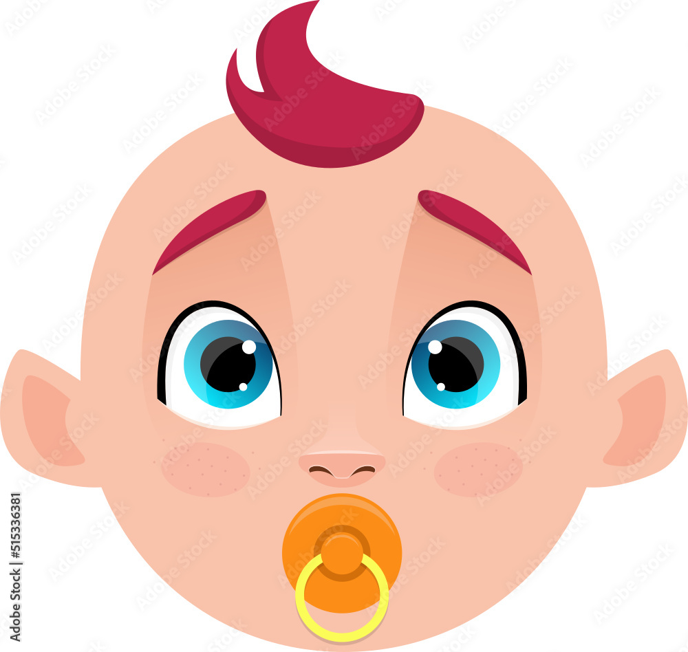 Cute baby clipart design illustration Stock Vector | Adobe Stock