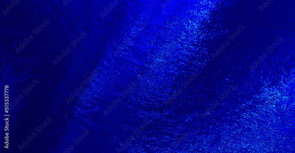 Blue foil background with uneven texture Stock Photo | Adobe Stock