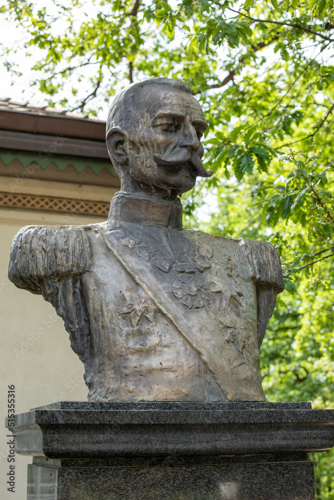 Sculpture Bust of Peter I of Serbia, King Peter I Karadjordjevic ...