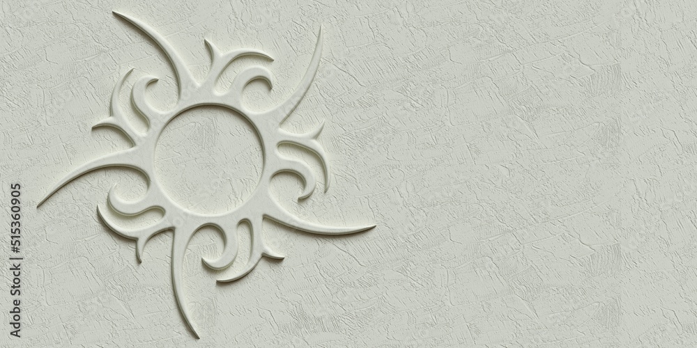 Plaster stucco, wall texture, plaster molding and patterns. Celtic ...
