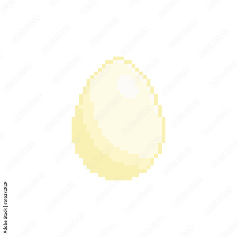 Minecraft Egg Pixel Art