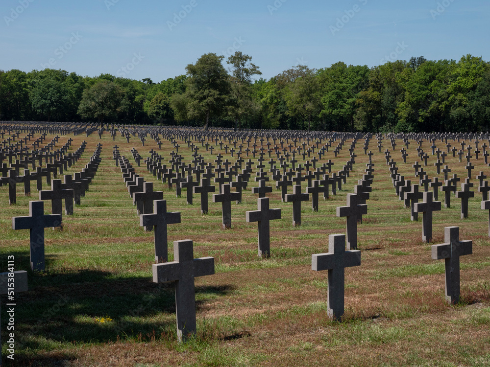 German military cemetery in Ysselsteyn, The Netherlands. Second World ...