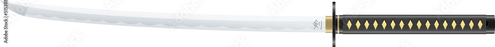 Katana sword clipart design illustration Stock Illustration | Adobe Stock