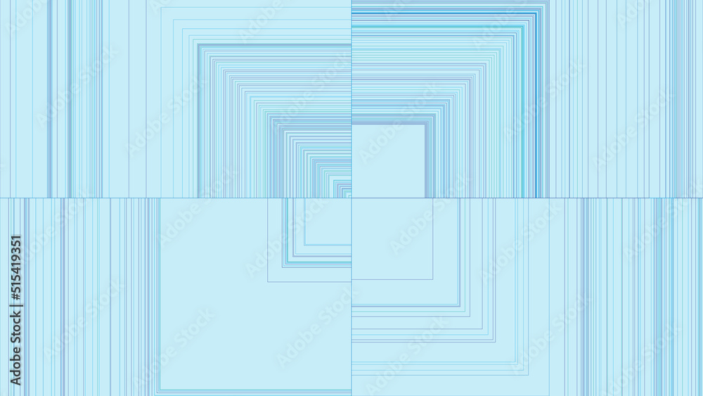 Dynamic geometric shapes with optical effect. A broken illustration of ...