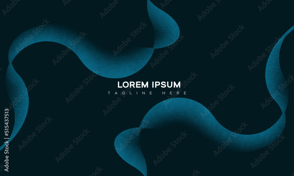 Abstract background of geometric graphic elements in dark blue color ...