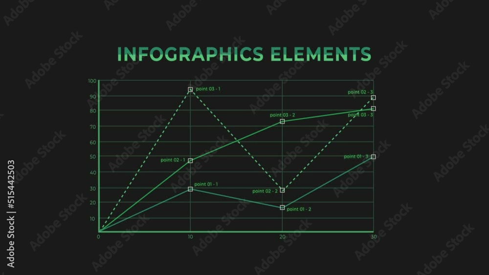 Bar graph and line graph templates, business infographics, animation ...