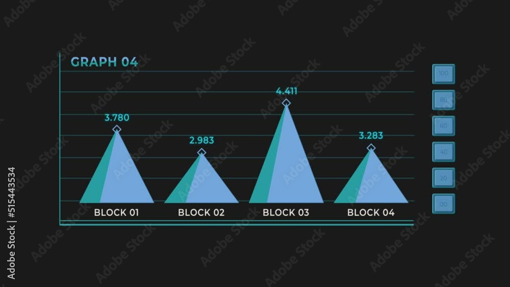 Bar graph and line graph templates, business infographics, animation ...