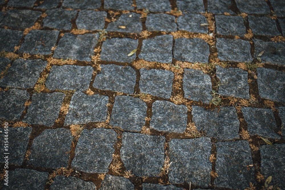 Antique cobblestone pattern background Stock Photo | Adobe Stock