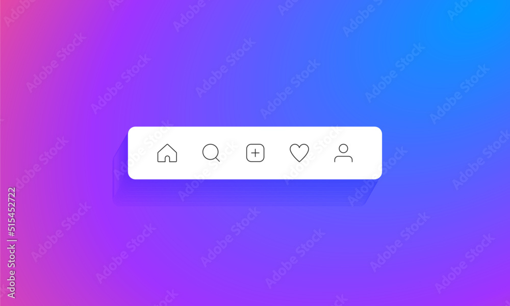 profile icon App button. UI UX icons, mobile app and application icons ...
