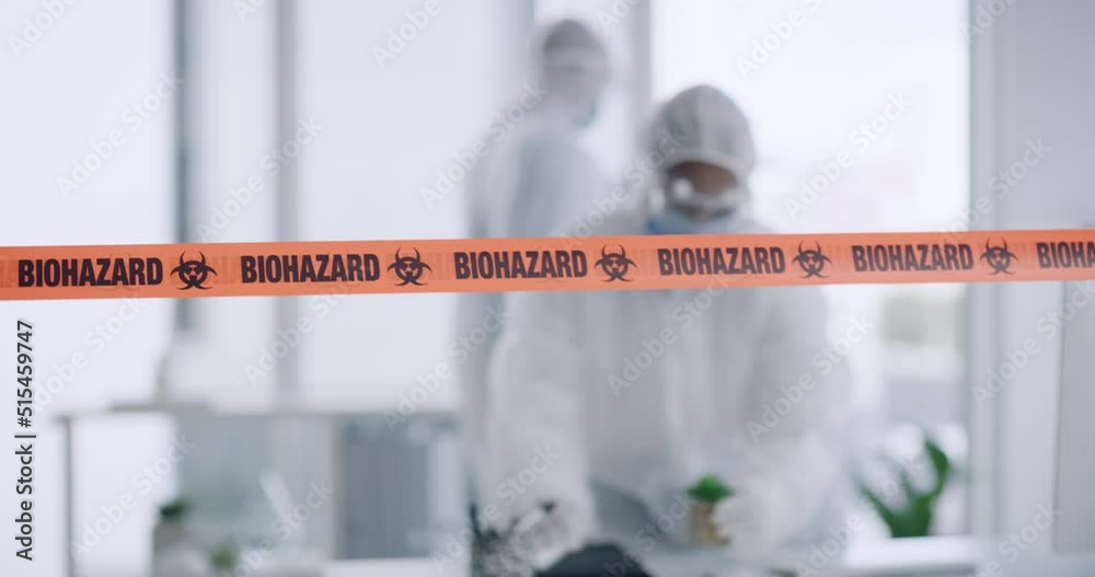 Performing a sanitation process and wearing personal protective ...