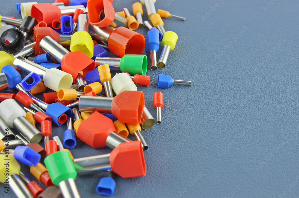 Coloured Crimp Terminals For Different Wire Sizes Copper Sleeves For Coloured Crimp Terminals For Different Wire Sizes Copper Sleeves For